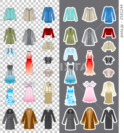 vector, vectors, outfit - Stock Illustration [2581244] - PIXTA