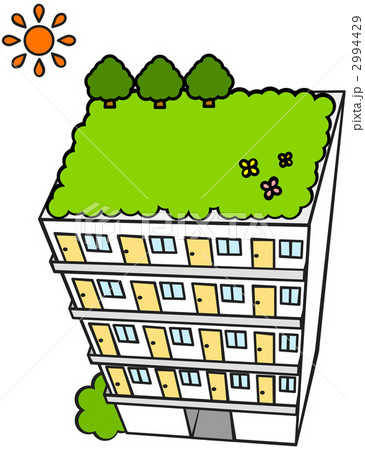屋上緑化のイラスト素材 - PIXTA