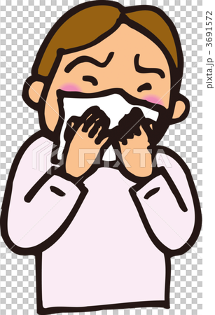 stuffy nose - Stock Illustration [3691572] - PIXTA