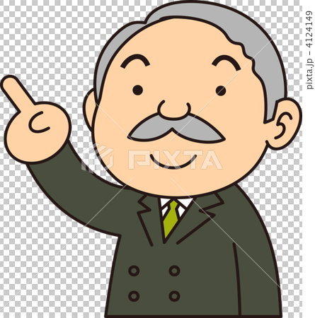 Pointing President - Stock Illustration [4124149] - PIXTA