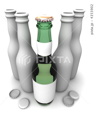 Five botles of beerのイラスト素材 [4353902] - PIXTA