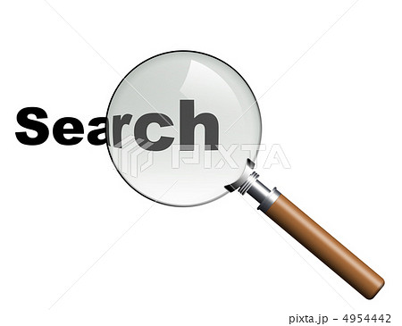 Magnifier and searchのイラスト素材 [4954442] - PIXTA