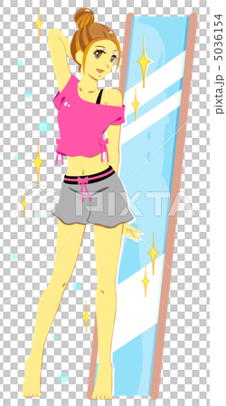 Full-length body check - Stock Illustration [5036154] - PIXTA