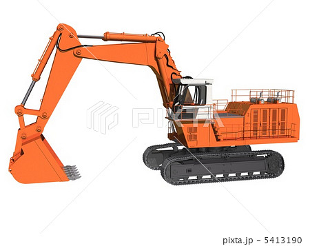 パワーショベル2aのイラスト素材 [5413190] - PIXTA