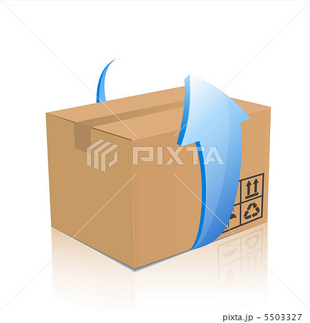 品物を発送のイラスト素材 [5503327] - PIXTA