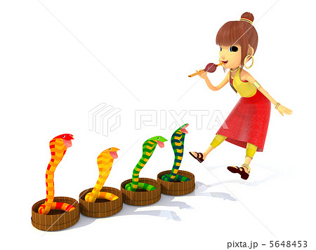 へび使いのイラスト素材 [5648453] - PIXTA