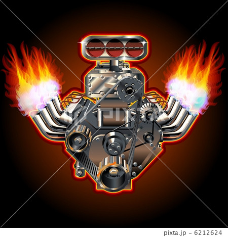 Vector Cartoon Turbo Engineのイラスト素材 [6212624] - PIXTA