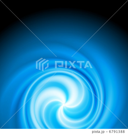 Bright blue swirl backgroundのイラスト素材 [6791388] - PIXTA