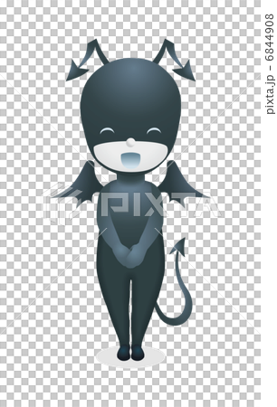 Small devil illustration - Stock Illustration [6844908] - PIXTA