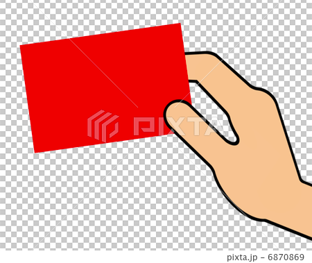 Red card - Stock Illustration [6870869] - PIXTA