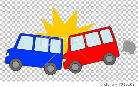 Car rear-end accident - Stock Illustration [7019102] - PIXTA