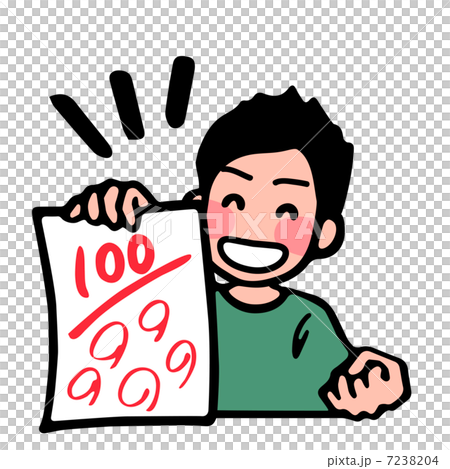 100 points full mark - Stock Illustration [7238204] - PIXTA