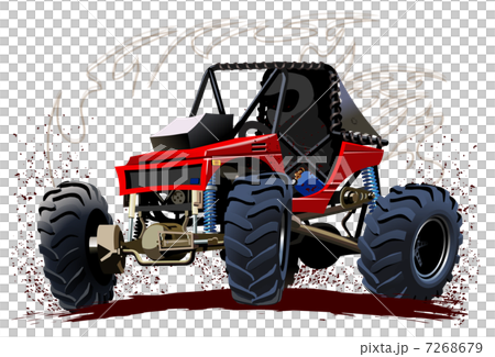 Vector Cartoon Buggy - Stock Illustration [7268679] - PIXTA