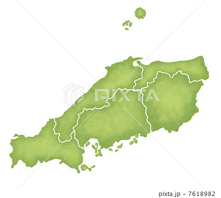 Chugoku Mountains Map