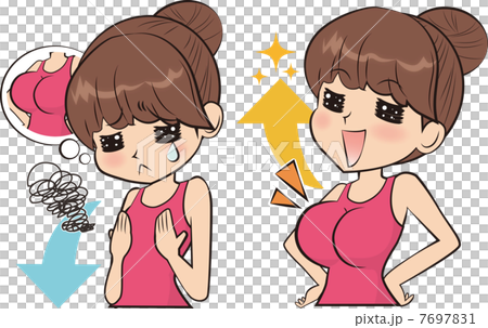 breast enhancement - Stock Illustration [7697831] - PIXTA