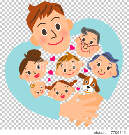Family assembly - Stock Illustration [7706843] - PIXTA