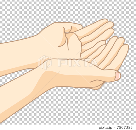 both hands - Stock Illustration [7807385] - PIXTA