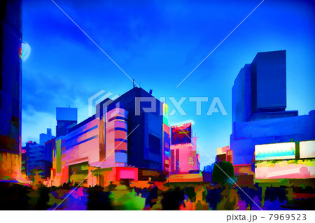 渋谷のイラスト素材 [7969523] - PIXTA