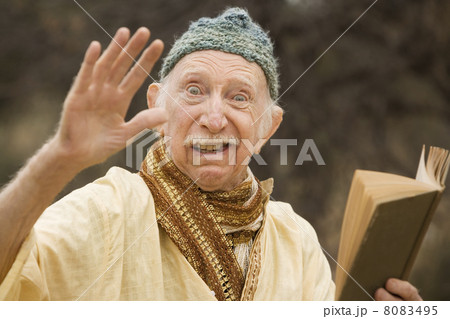 Crazy guru in the desertの写真素材 [8083495] - PIXTA