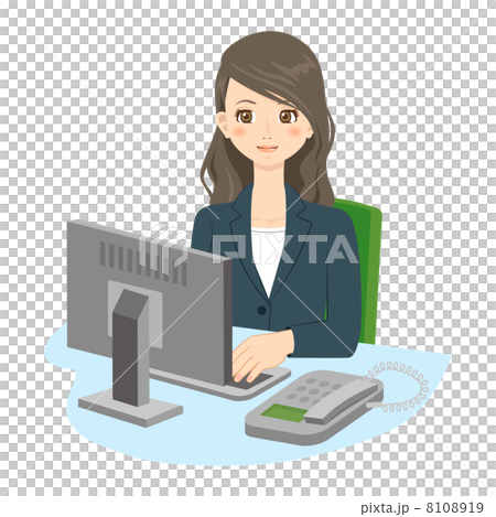 PC and OL [Anime-style series] - Stock Illustration [8108919] - PIXTA