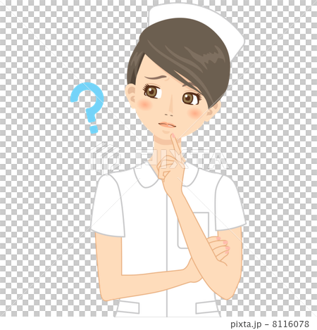 Nurse, Hatena doubt - Stock Illustration [8116078] - PIXTA