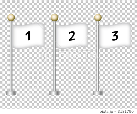 Flag of rank - Stock Illustration [8181790] - PIXTA