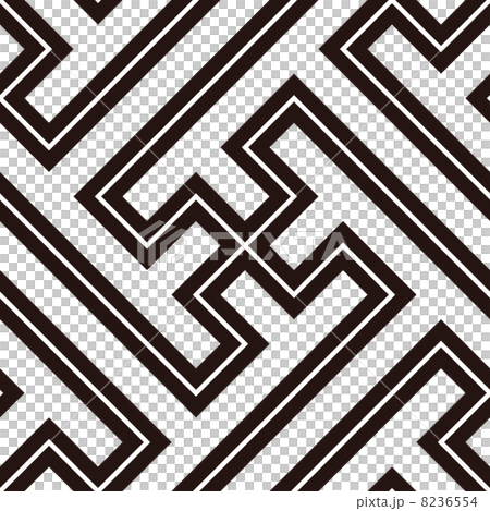 Saji Japanese pattern pattern element... - Stock Illustration [8236554 ...