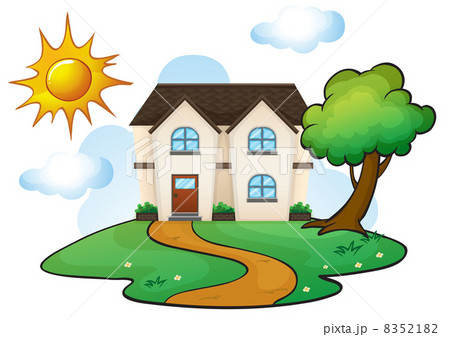 a houseのイラスト素材 [8352182] - PIXTA