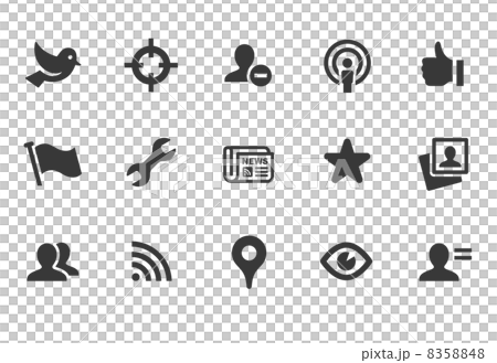 社會 社交 ICON-插圖素材 [8358848] - PIXTA圖庫