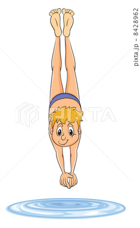 Dive Into Pool Clipart