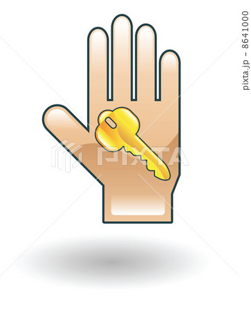 key in hand Illustrationのイラスト素材 [8641000] - PIXTA