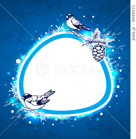 Blue Christmas backgroundのイラスト素材 [8699531] - PIXTA