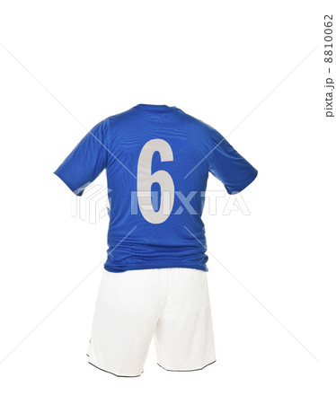 Football shirt with number 6の写真素材 [8810062] - PIXTA