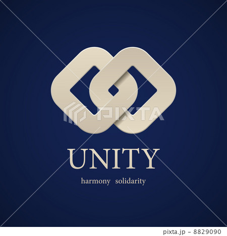 unity symbol design templateのイラスト素材 [8829090] - PIXTA