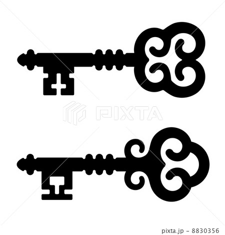 medieval key symbolsのイラスト素材 [8830356] - PIXTA
