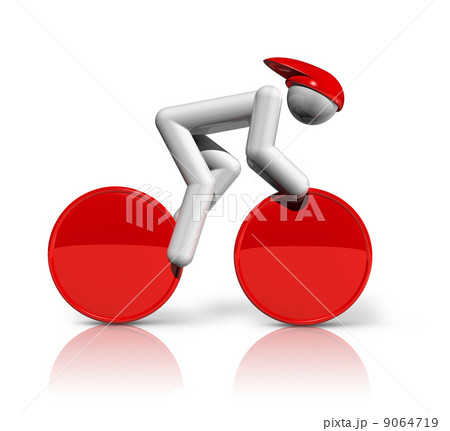 Cycling Track 3D symbolのイラスト素材 [9064719] - PIXTA
