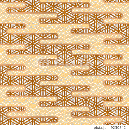 Woodgraining seamless pattern (Kasumi pattern) - Stock Illustration ...