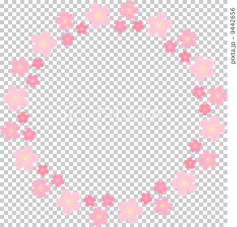 Cherry tree frame - Stock Illustration [9442656] - PIXTA