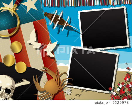 Pirate collageのイラスト素材 [9529978] - PIXTA