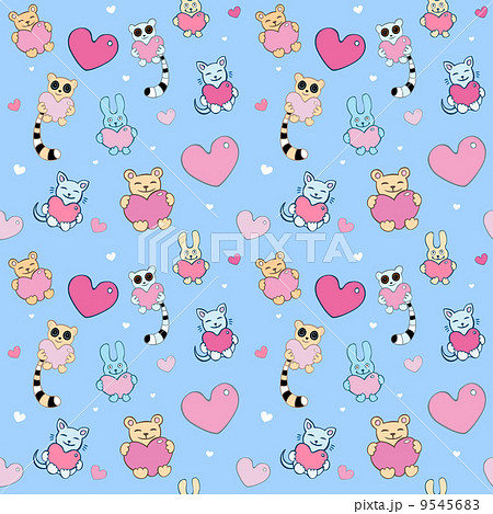 Lovely vector backgroundのイラスト素材 [9545683] - PIXTA