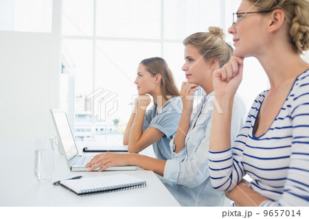 Concentrated people working in officeの写真素材 [9657014] - PIXTA