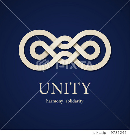 unity paper knot design templateのイラスト素材 [9785245] - PIXTA