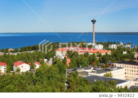 View of Tampere from Pyynikki towerの写真素材 [9932822] - PIXTA