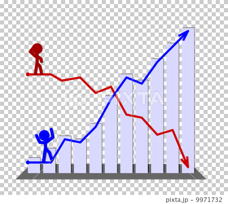 Simple performance chart - Stock Illustration [9971732] - PIXTA