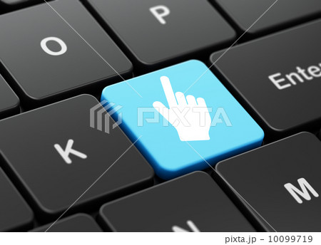 Web development concept: Mouse Cursor on...のイラスト素材 [10099719] - PIXTA