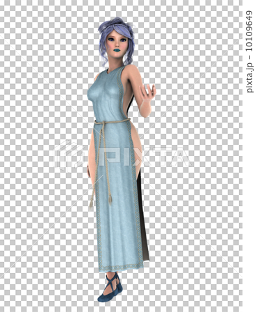 young woman - Stock Illustration [10109649] - PIXTA