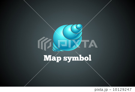 Map design symbol.のイラスト素材 [10129247] - PIXTA