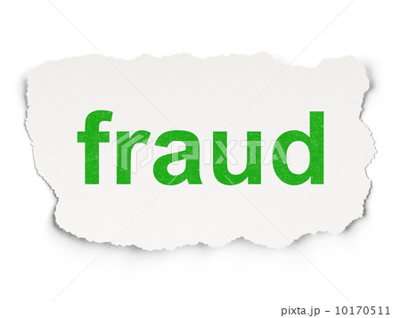 Safety concept: Fraud on Paper backgroundのイラスト素材 [10170511] - PIXTA