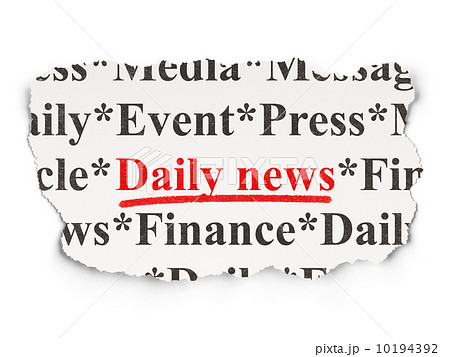 News concept: Daily News on Paper backgroundのイラスト素材 [10194392] - PIXTA