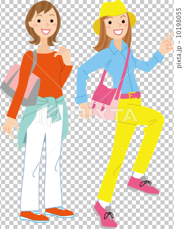 Female going out friends - Stock Illustration [10198055] - PIXTA